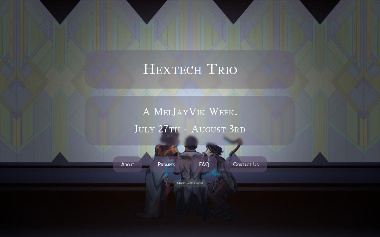 Hextech Trio: A MelJayVik Week
